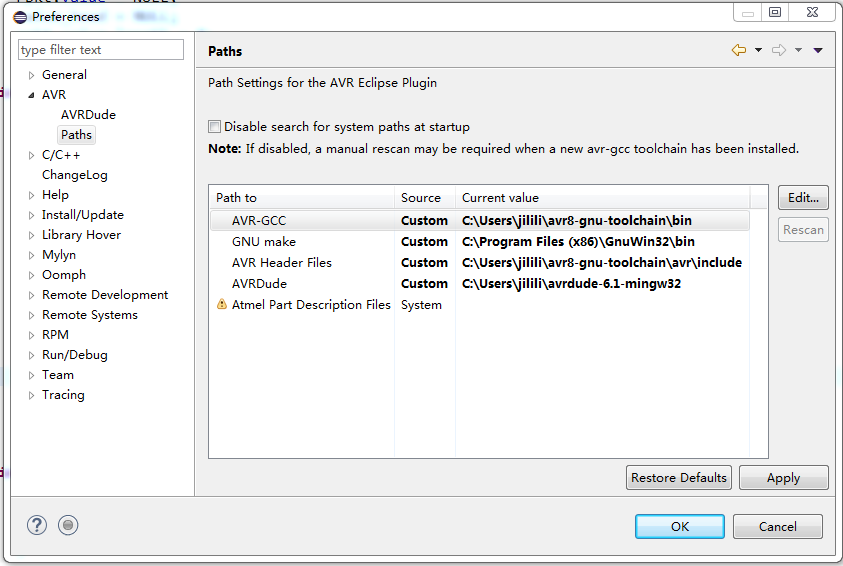 AVR开发环境-Eclipse-Windows